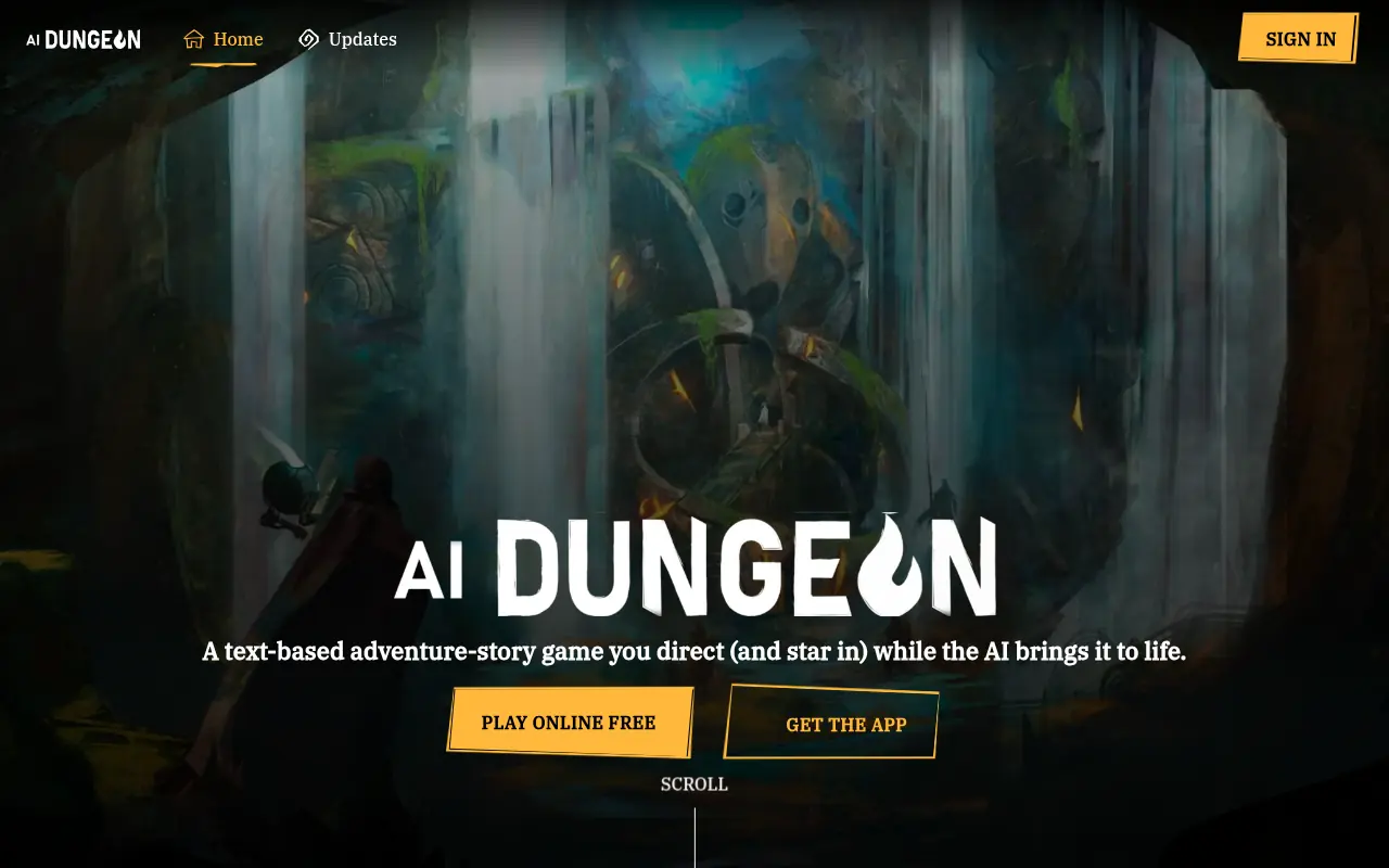 AI Dungeon Infinite AI Adventures Stories AI Dungeon Infinite AI Adventures Stories