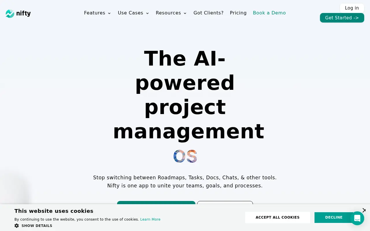 Nifty: AI-Powered Project Management Tool